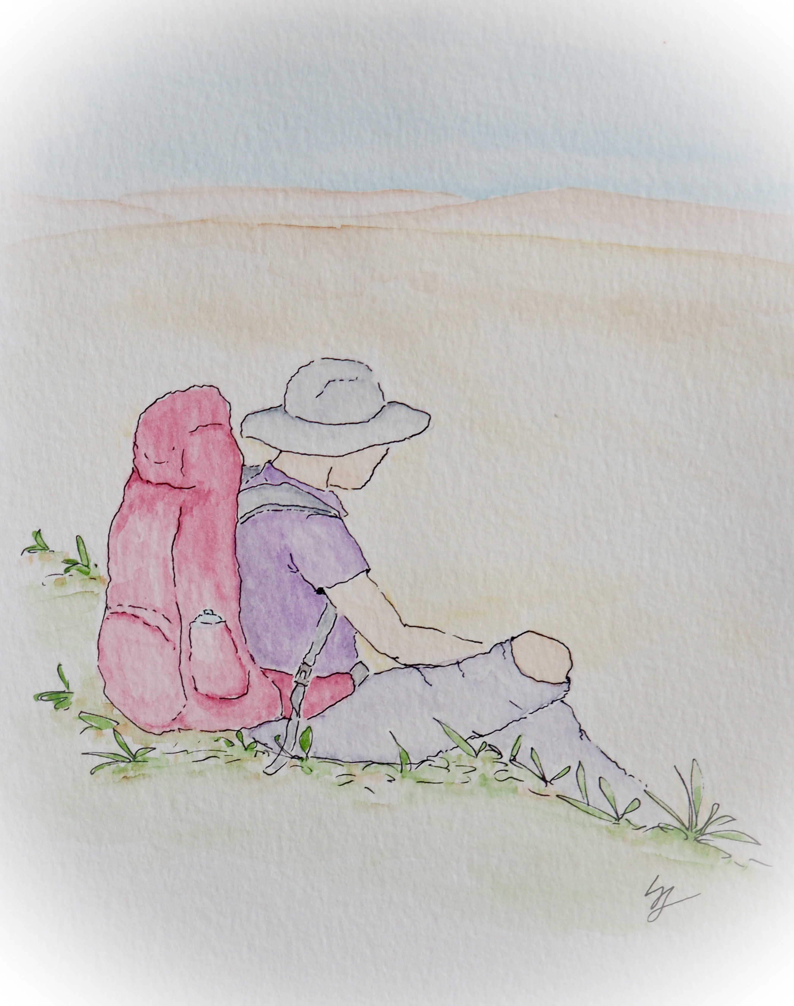 A Sampling of Sue’s Illustrations | Books and my backpack